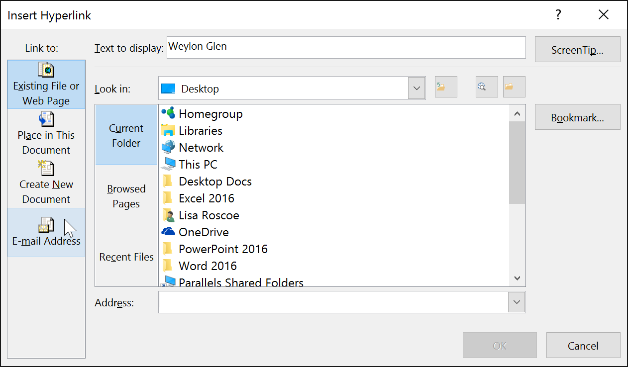 Hyperlink In Powerpoint 2016
